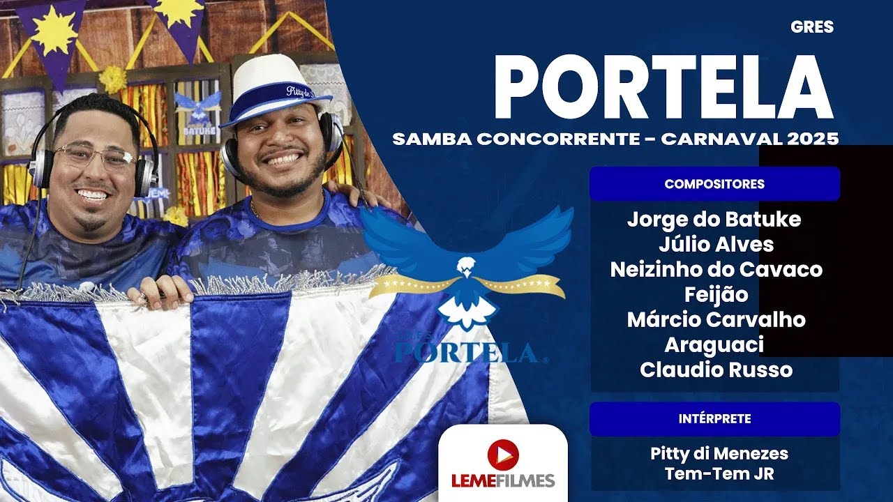Portela 2025 - Samba Concorrente - Jorge do Batuke e Parceiros - YouTube