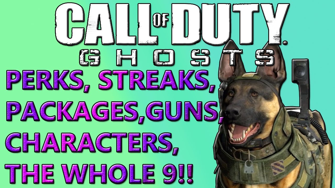 CoD: Ghosts - First Look Weapons Perks! Customization Appearance - YouTube