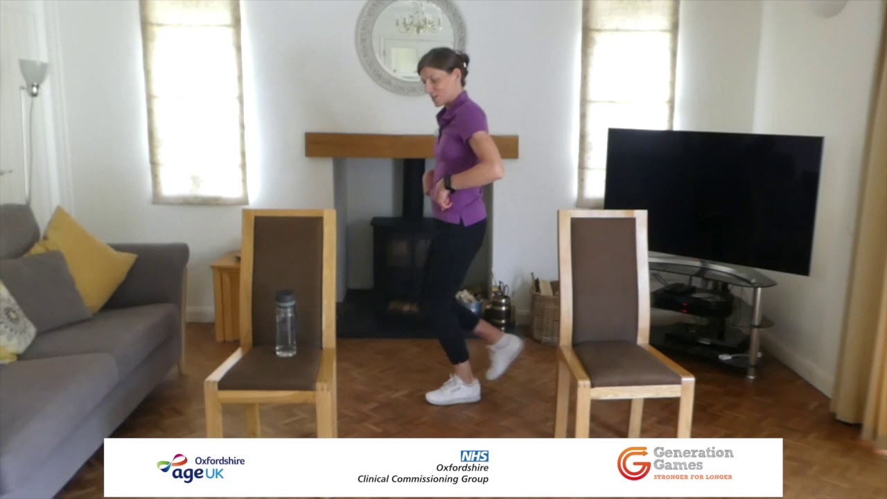 Home Exercise Session 6: Strength & Balance - Endurance focus - YouTube