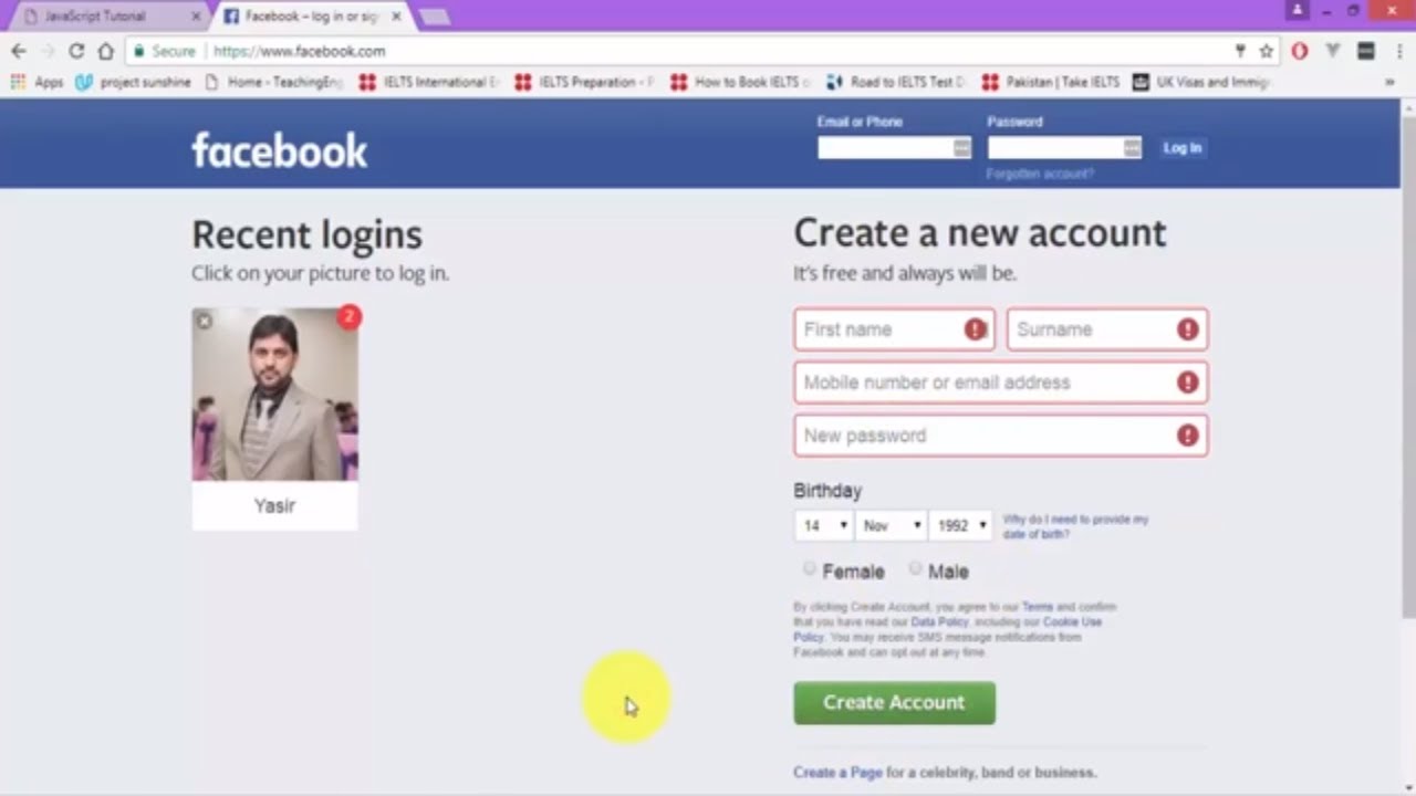 Accessing Form Elements using Document Object Model DOM in Action "JavaScript"(10) - YouTube