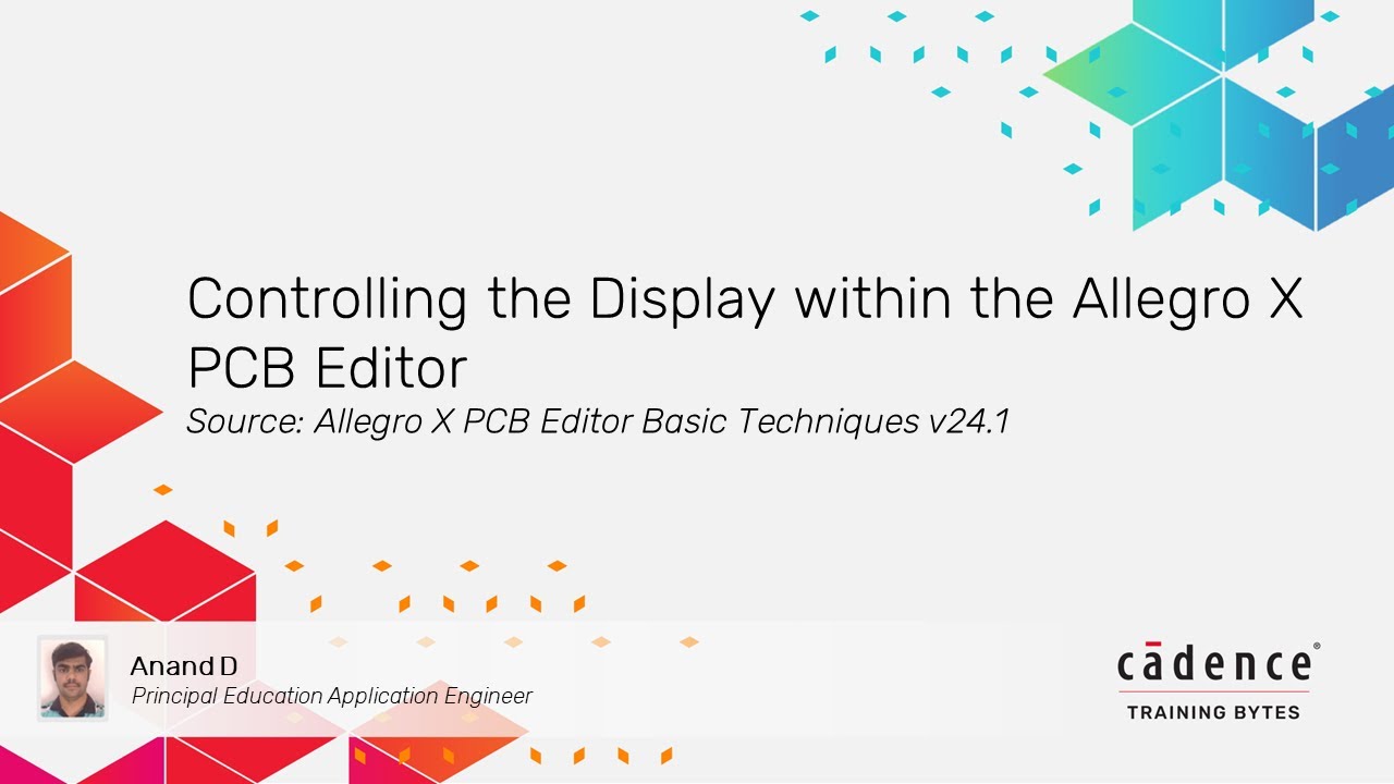 Controlling the Display within the Allegro X PCB Editor - YouTube