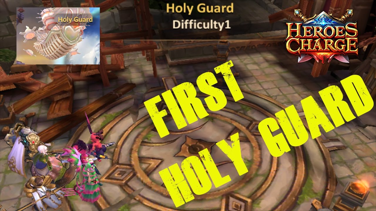 Heroes Charge 3D : 1st Holy Guard completed - YouTube