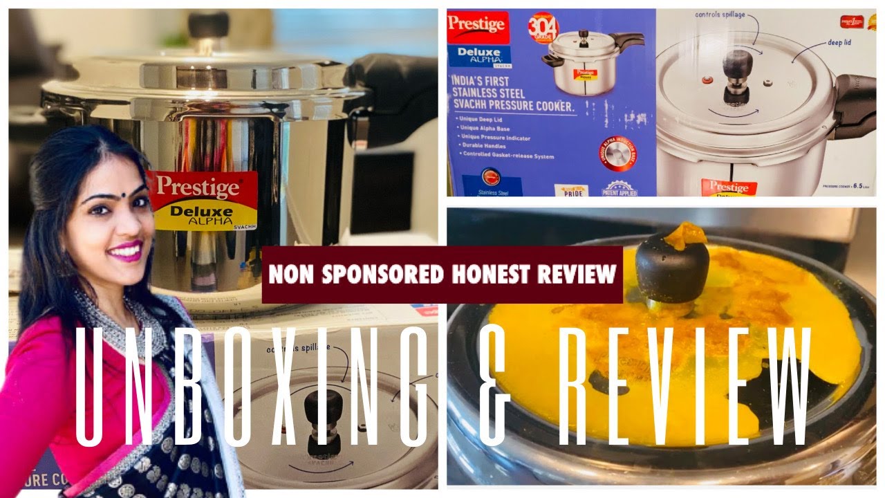 Prestige Svachh Pressure Cooker Unboxing and Review tamil - YouTube