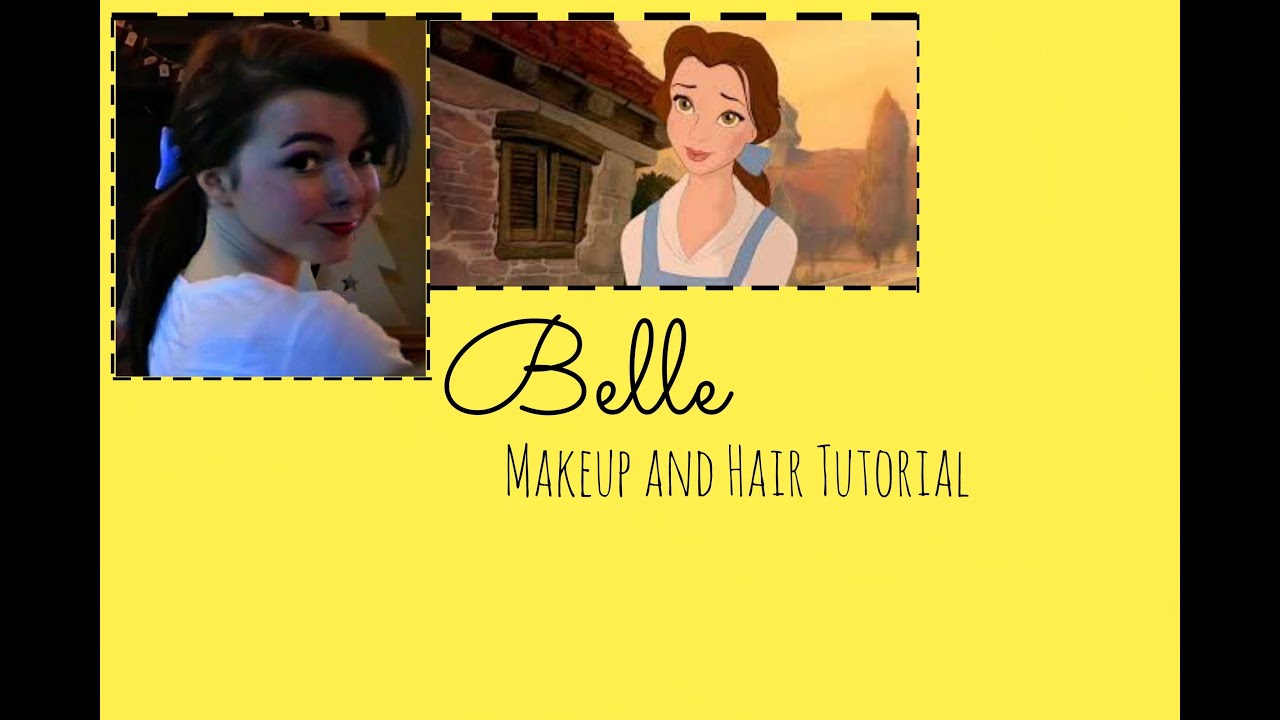 Belle Makeup and Hair tutorial - YouTube