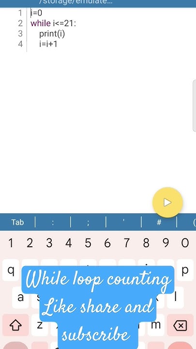 counting by while loop.#computer #python #pythonprogramming #pythontutorial #whileloop#loop# ...