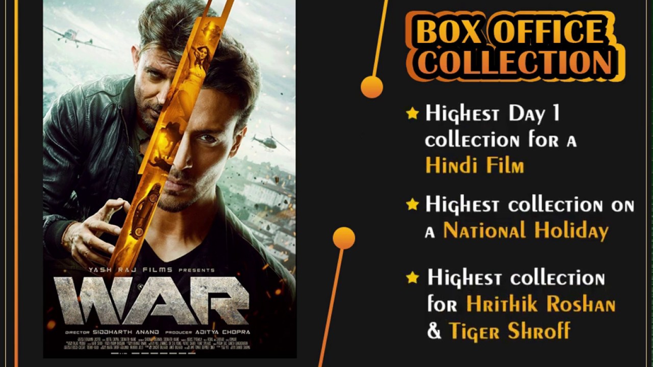 WAR BOX OFFICE COLLECTION DAY 1 | #WARMOVIE | HRITHIK ROSHAN | TIGER ...