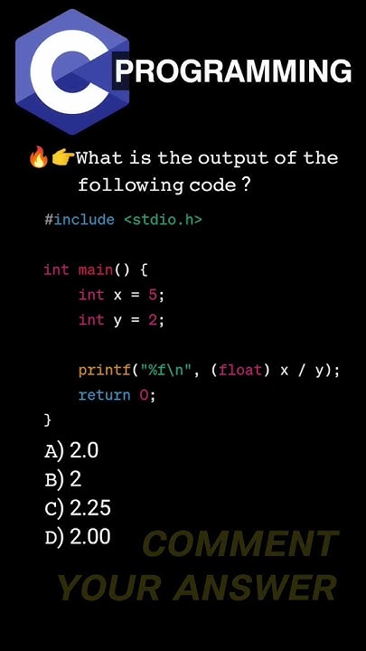 C Programming🔥 Mcq Challenge Cprogramming Shorts Youtube