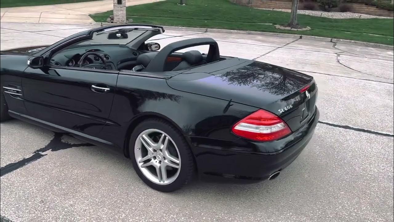 2008 MERCEDES BENZ SL600 AMG SPORTS PACKAGE TWIN TURBO V12 TOP DOWN ...