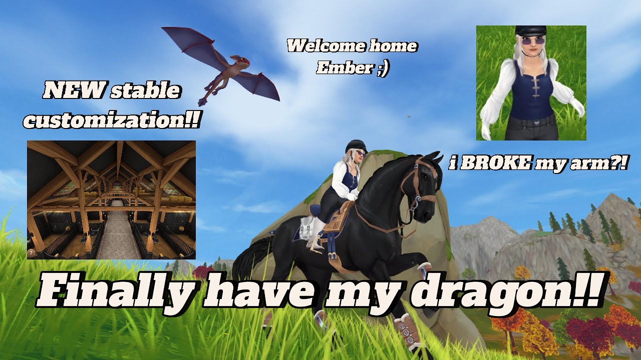 Star Stable Online - Wednesday's updates #3 - My NEW dragon!! plus NEW ...