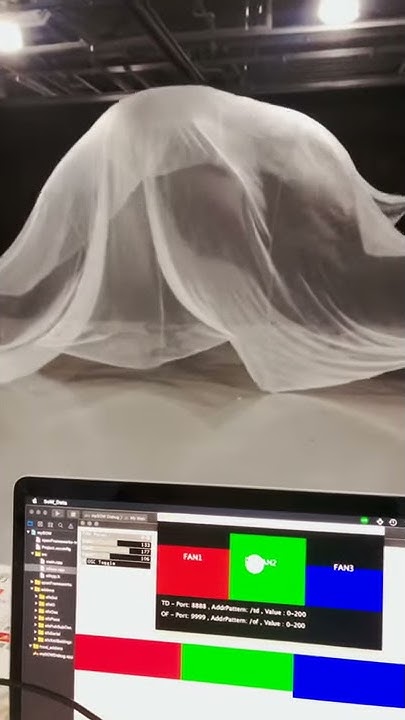 OSC between processing, openFrameworks and Touch designer control fan - YouTube