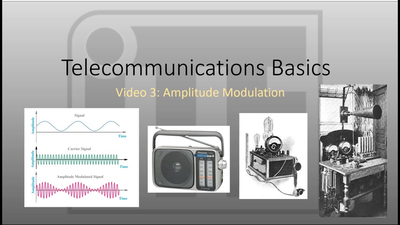 Telecommunications - Part 3 - Explanation of Amplitude Modulation - HSC ...