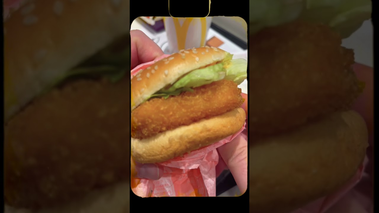 McDonald’s Japan Shrimp Sandwich aka Ebi Filet’O #shorts #youtubeshorts ...