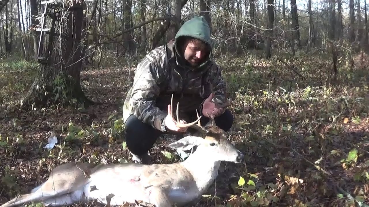 Close Range First Bow Kill - YouTube