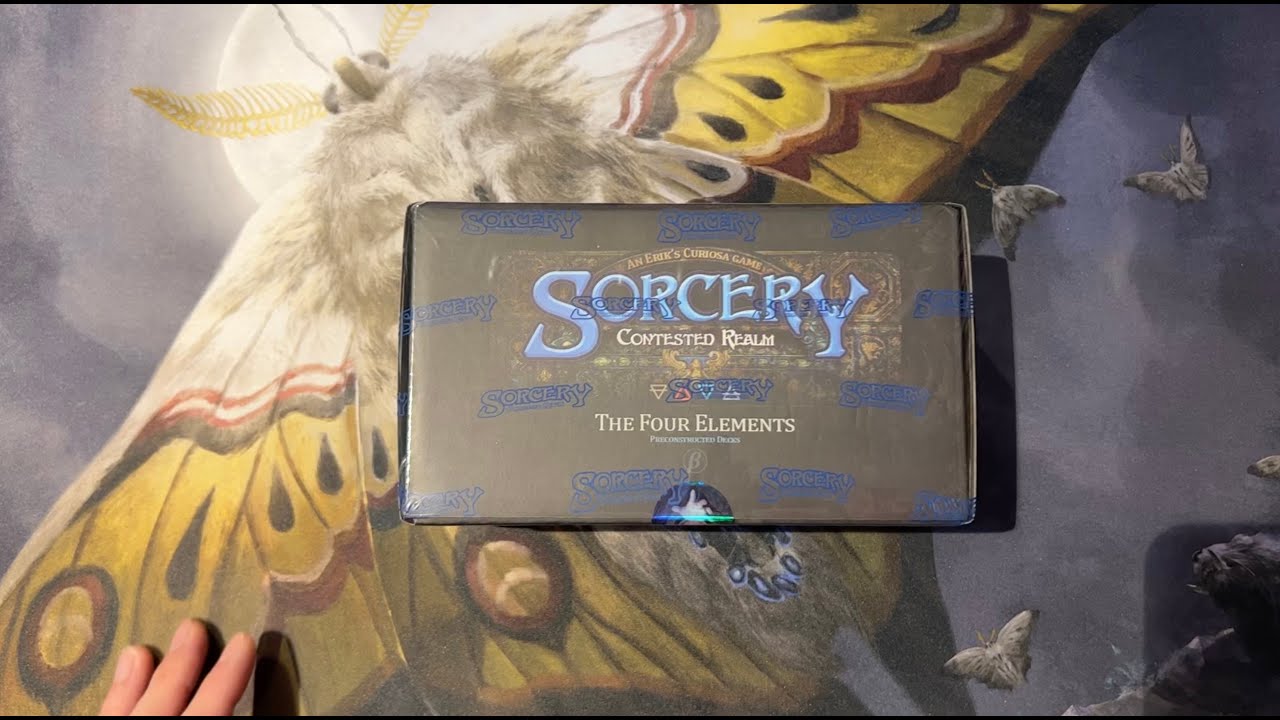 SORCERY TCG BETA PRECONSTRUCTED DECK THE FOUR ELEMENTS UNBOXING! - YouTube