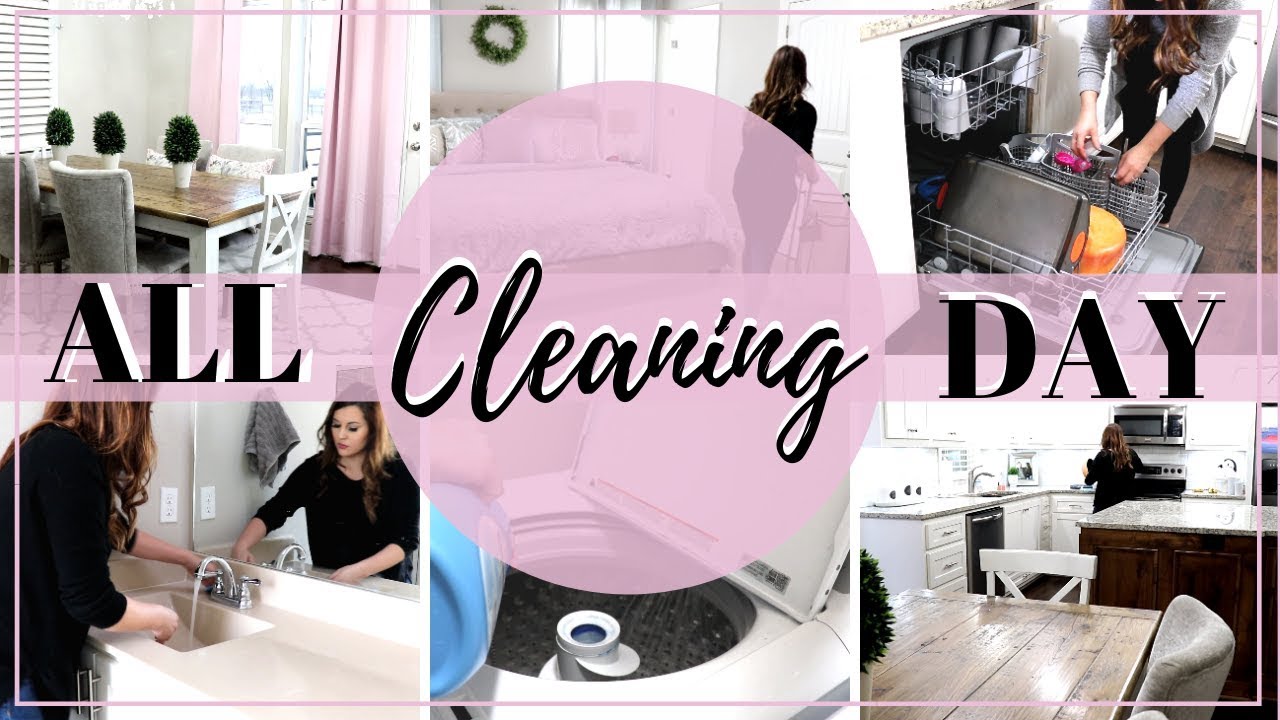 NEW! ALL DAY CLEANING | FULL DAY OF CLEANING | REALISTIC DAY OF ...