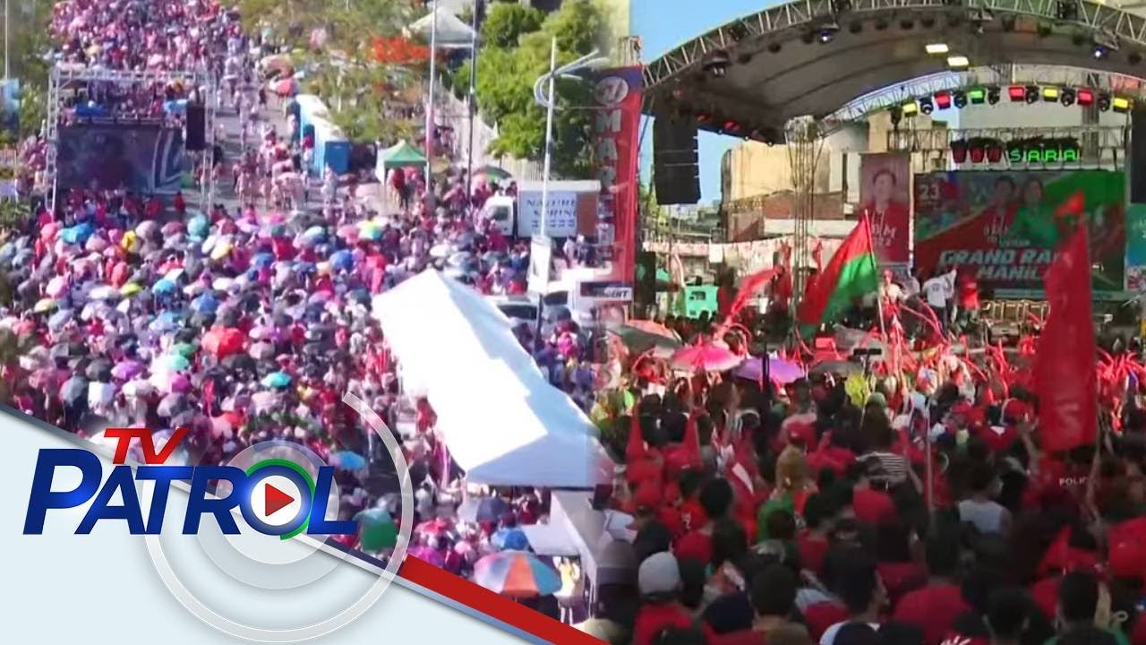 UniTeam rally ni BBM at people's rally ni VP Leni magkasabay na naganap ...