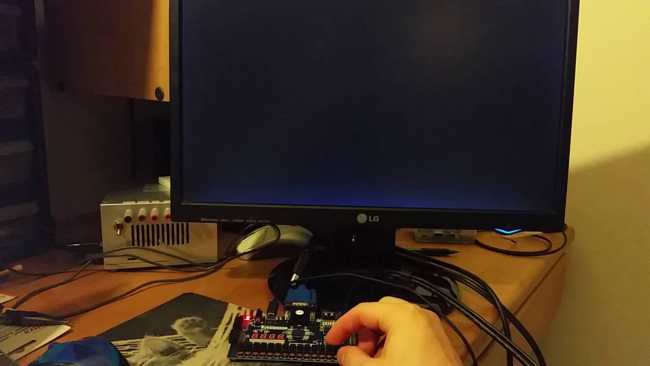 Basys 3 VGA Test - YouTube