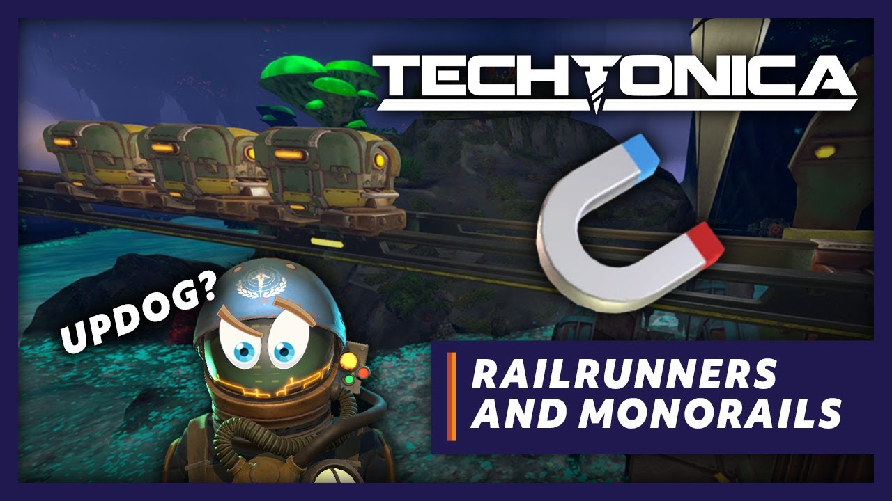 How To Play Techtonica - Monorail and Railrunner Tutorial - YouTube