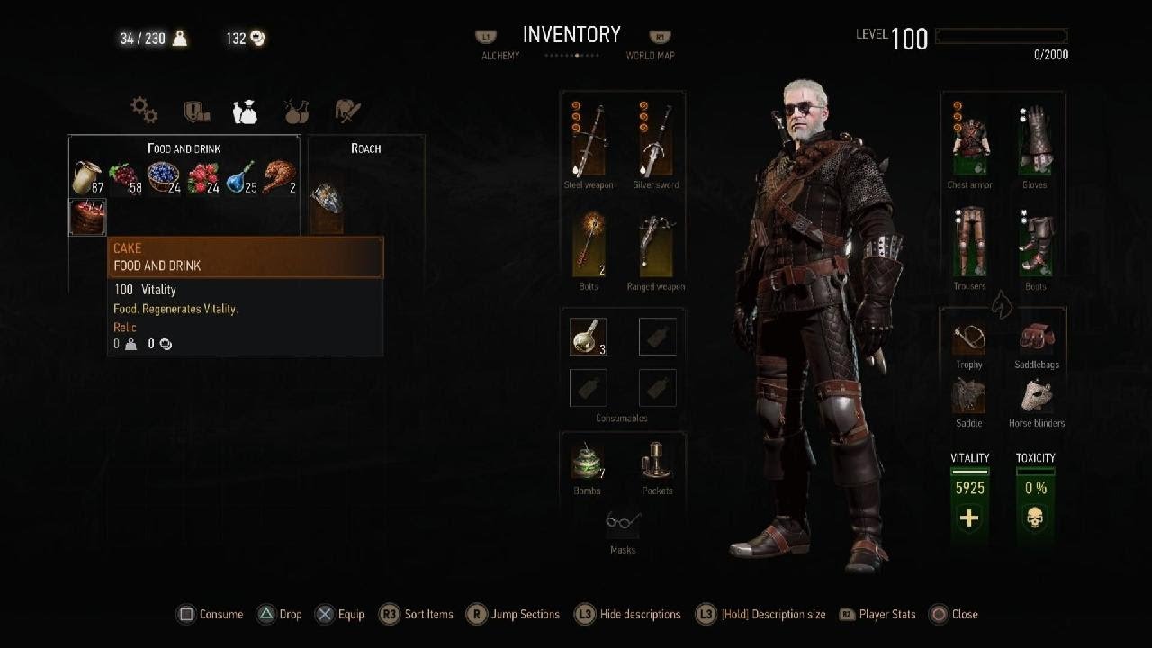 THE WITCHER 3 - PERMANENT +100 VITALITY BONUS - YouTube