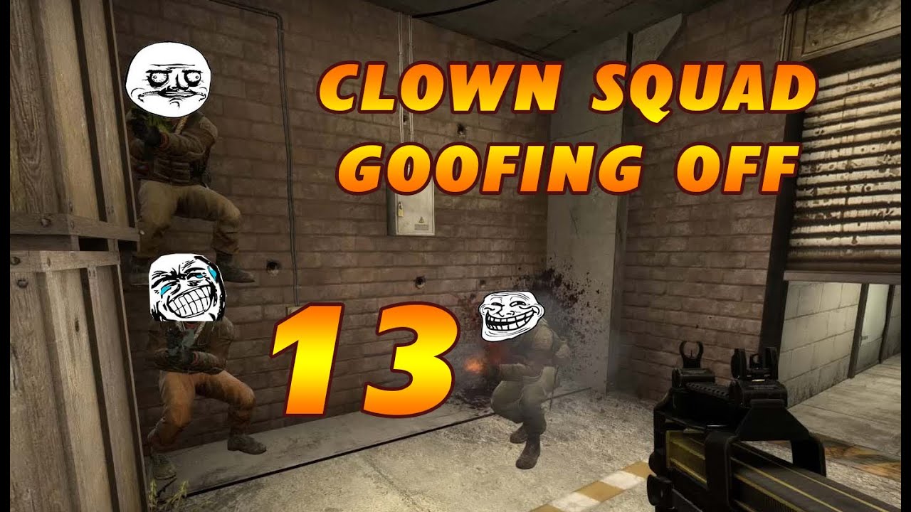 Clown Squad 13 CS:GO Funny & Lucky Moments - YouTube