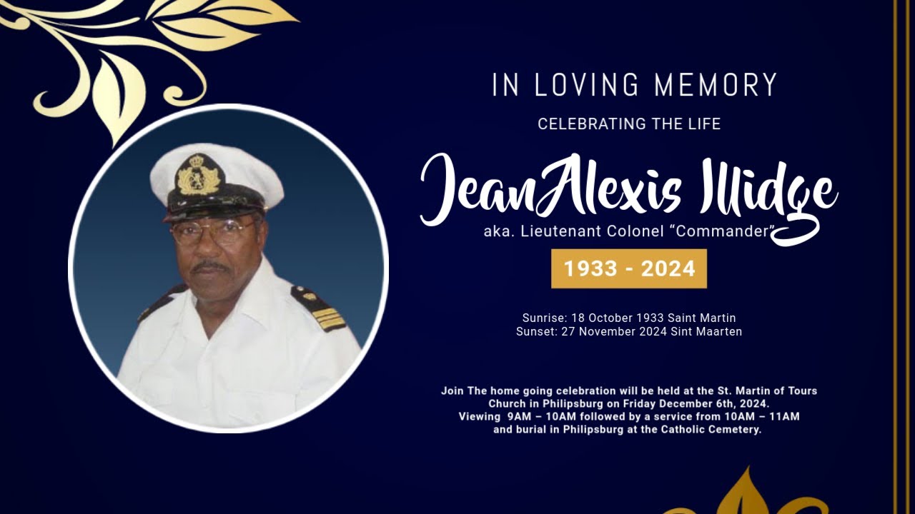 Honoring Jean Alexis 'Commander' Illidge: A Celebration of Life and ...