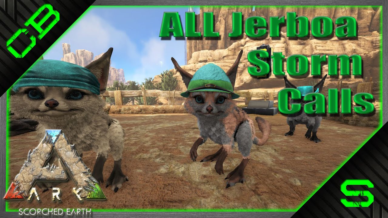 ARK: Scorched Earth - All Jerboa Storm Warning Calls! - YouTube