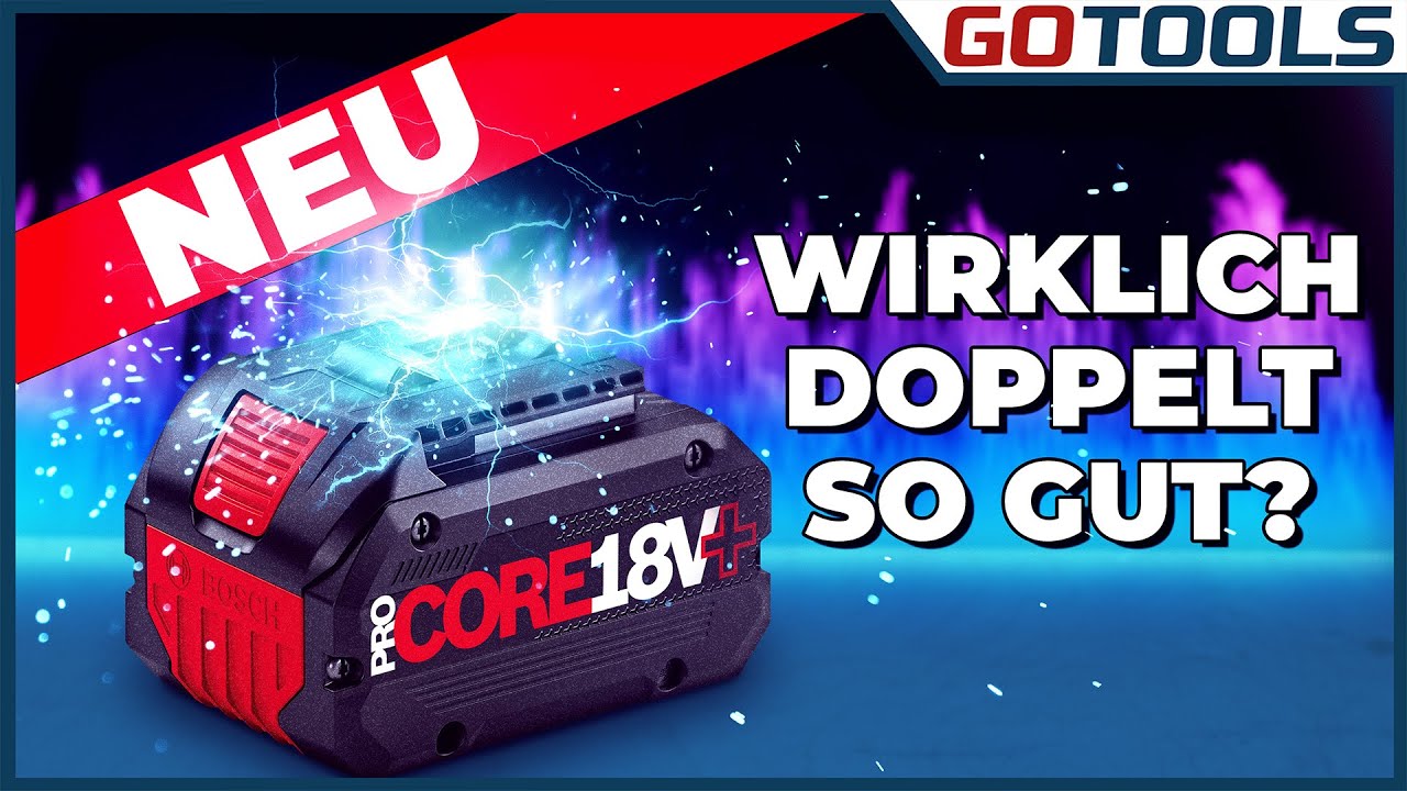 Was macht den neuen Bosch ProCORE+ Akku so besonders? Erfahre es jetzt ...