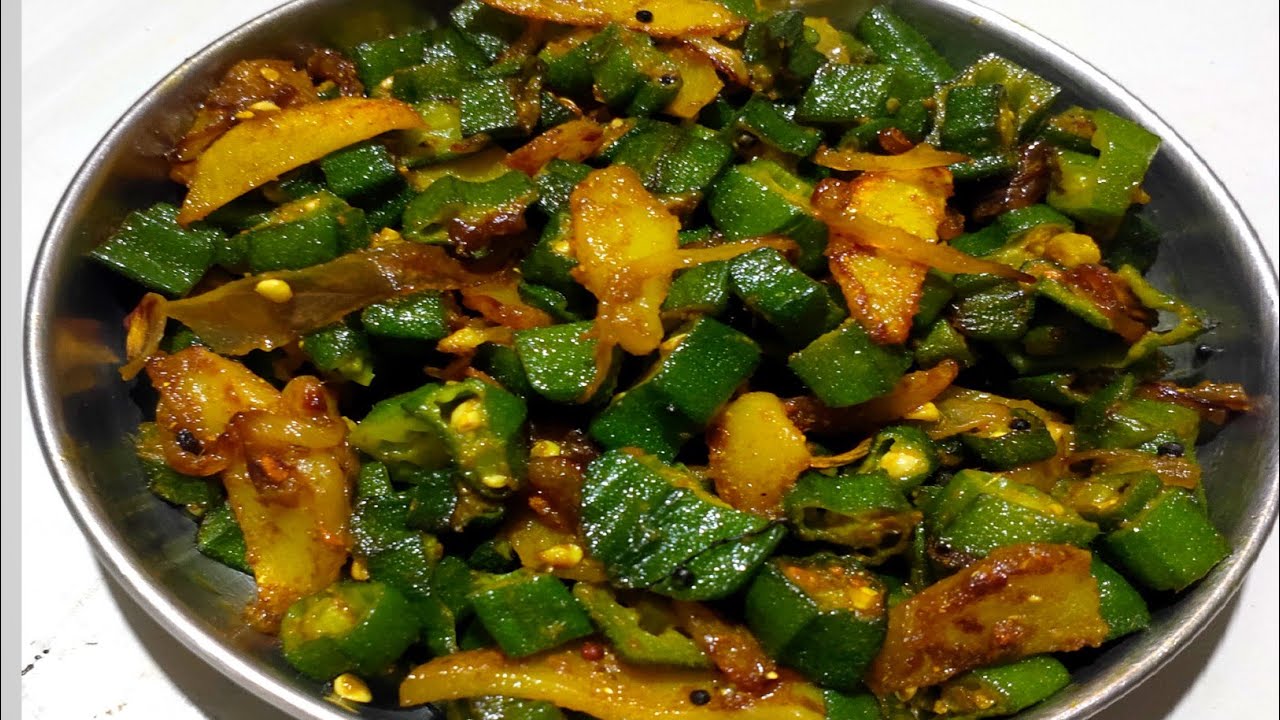 how to make bhindi bhujia | bhindi bhujia | okra bhujia | - YouTube