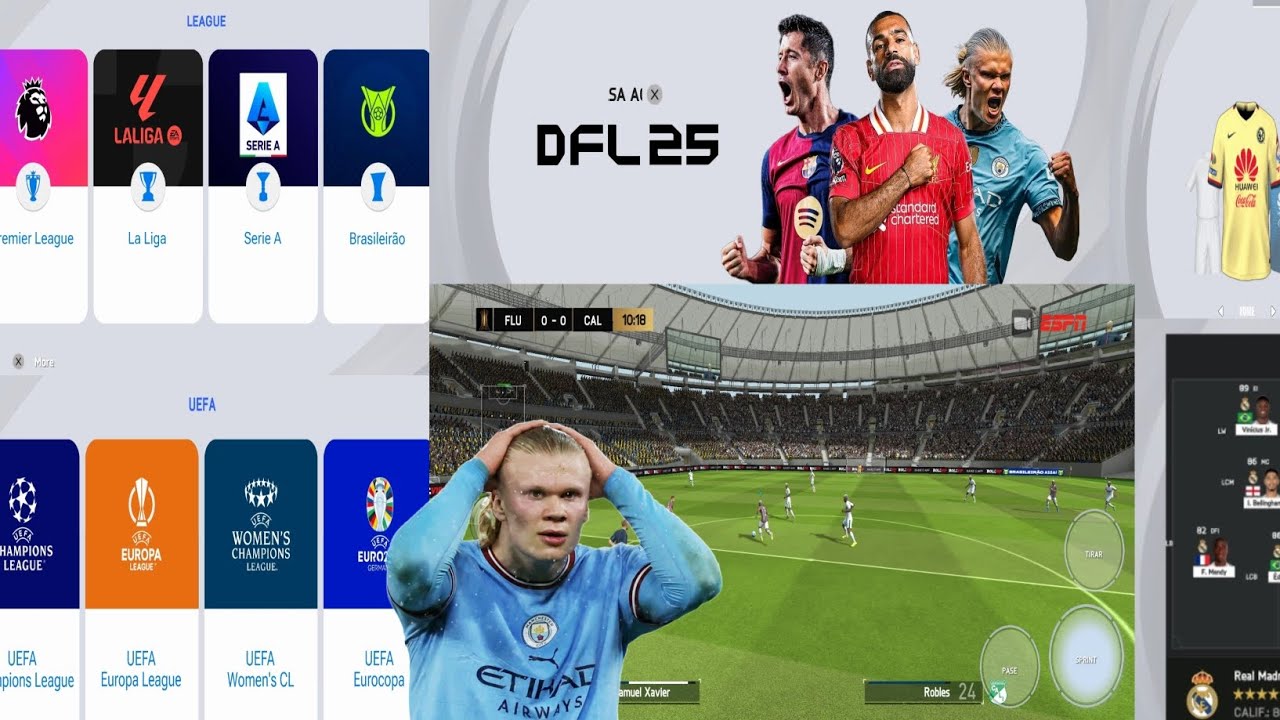PROBANDO EL MEJOR MOD DE FIFA 16😱DFL 25⚽🔥 VERSIÓN SOLO APK 😱🔥 - YouTube