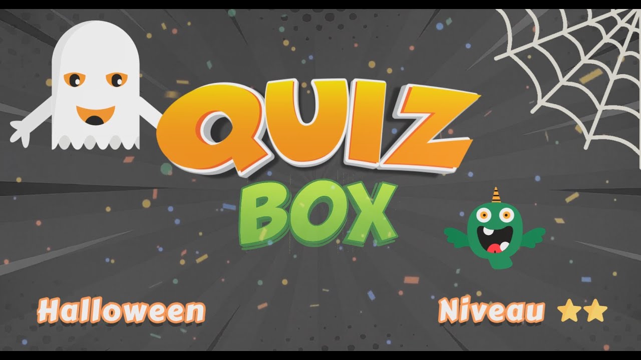 Quiz Box | 30 questions sur halloween | Niveau 2 🎃🎃🎃 - YouTube