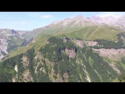 Sovyet Rus Gürcü Anıtından Manzara videosu