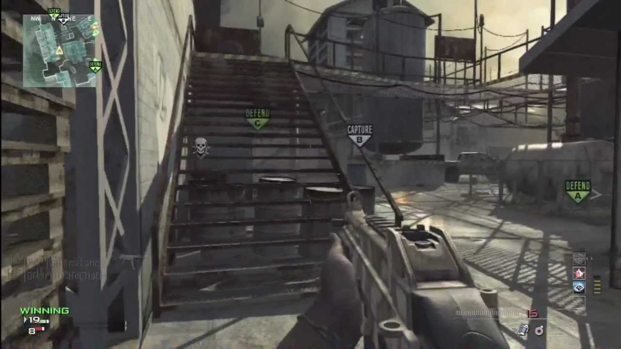 Call of Duty Modern Warfare 3 MW3 Multiplayer Gameplay Domination UMP45 ...
