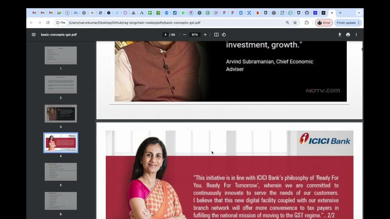 How to build RAG system in Node.js using Langchain, OpenAI and Pinecone Vector Database. - YouTube
