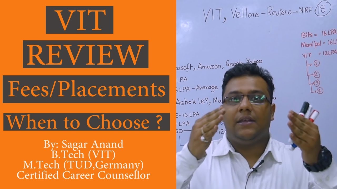 VIT university Review/Fees/Placements/Research/Career Counselling ...