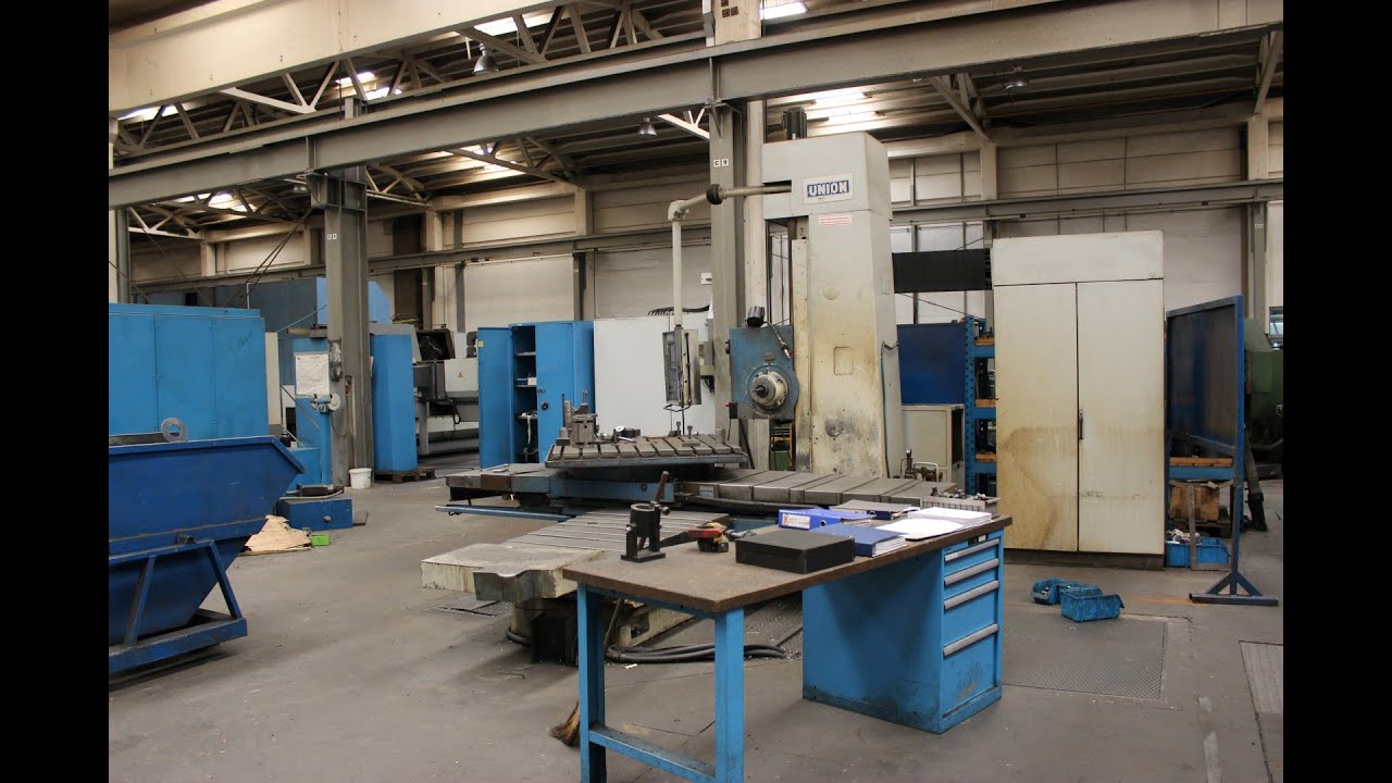 UNION BFT 102 /6 TNC426 HeidenHain MACH4METAL Bohrwerk Kotterbank Table ...