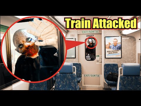 We Helped POLICE Find A GIANT KILLER ZOMBIE On An Abandoned TRAIN ...