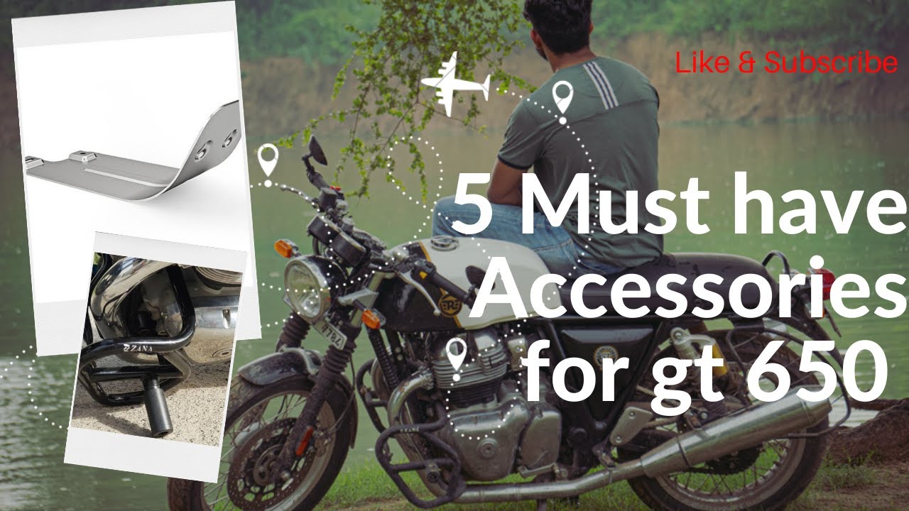 5 Must have accessories for GT 650 and Interceptor 650 - YouTube
