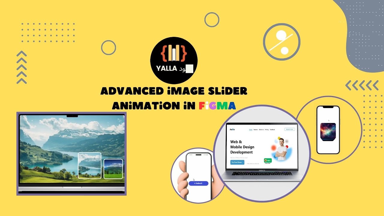 How to create advanced image slider animation in Figma - YouTube