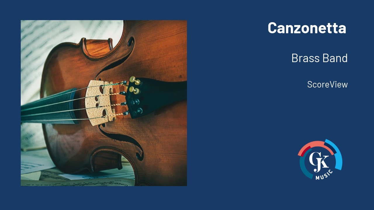 Canzonetta - arr. Geert Jan Kroon | Brass Band and Violin (ScoreView ...