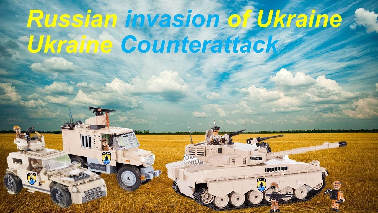 Lego/Cobi Russian invasion of Ukraine Ukraine Counterattack Animation ...