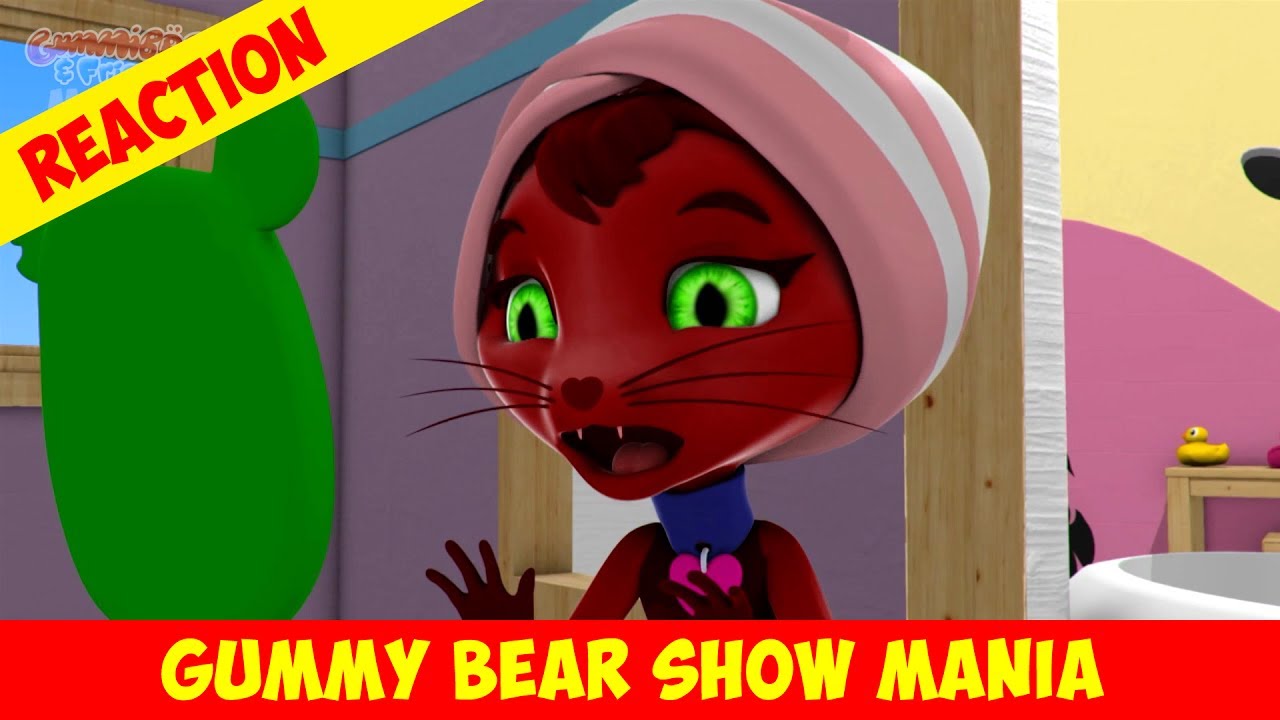 Cat Reacts To A Maroon Birthday - Gummy Bear Show MANIA - YouTube