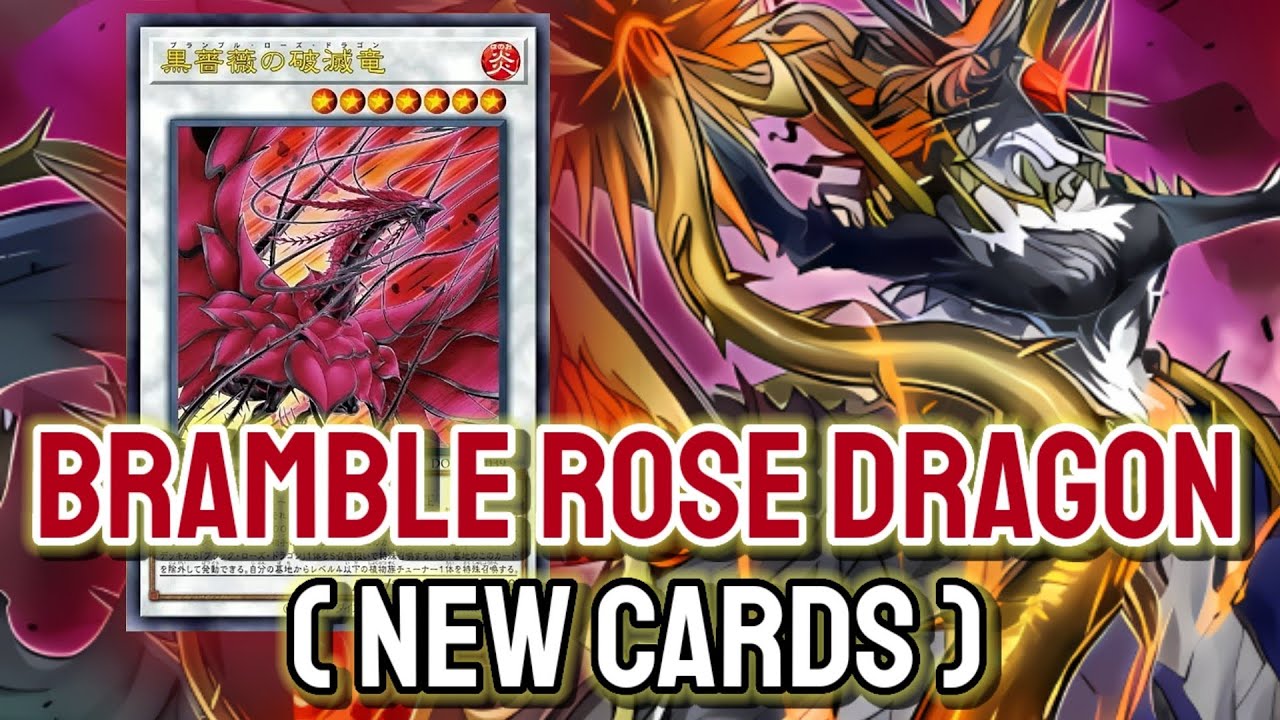 New Rose Dragon !!🔥 YGOPRO - Bramble Rose Dragon | Black Rose Dragon ft ...