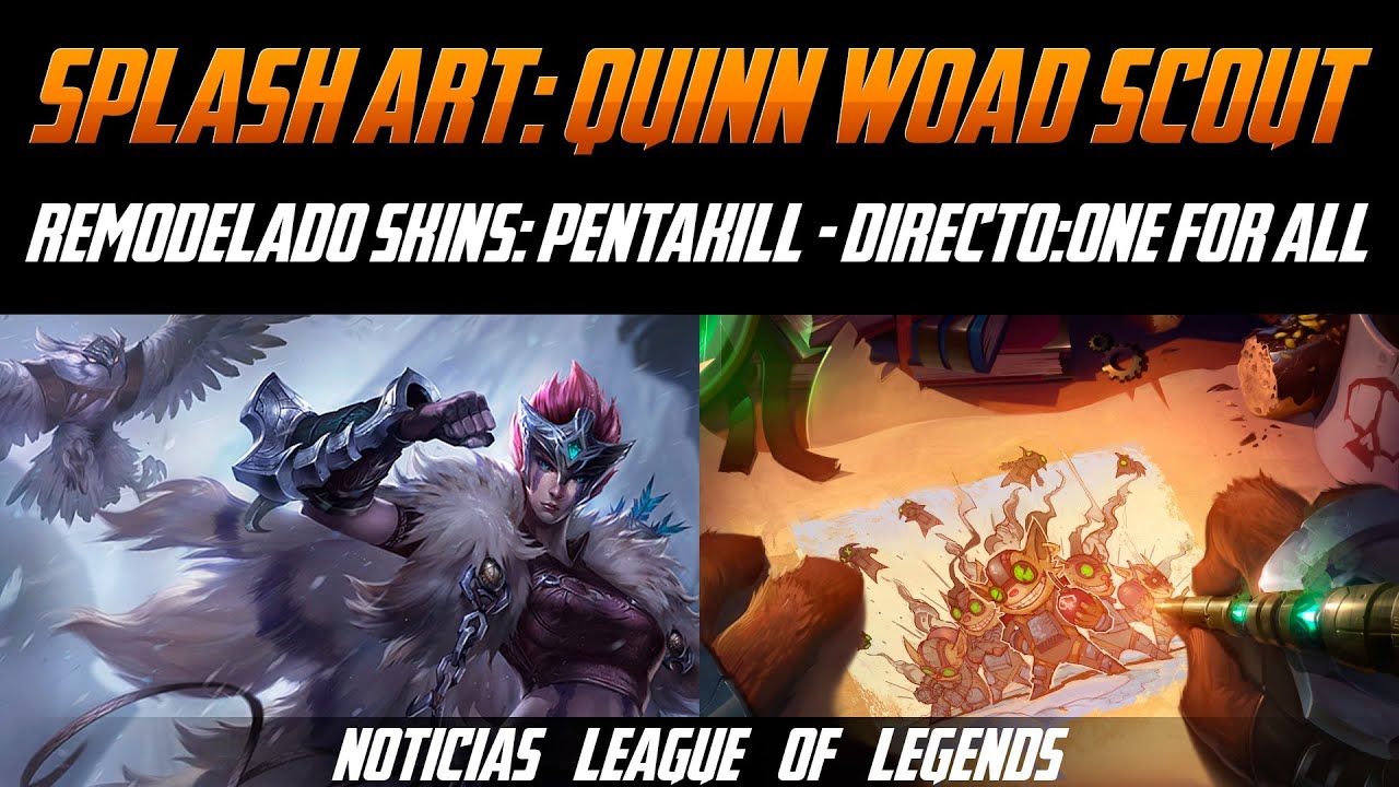 Noticias LOL | Splash Art: Quinn - Remodelado Skins: Pentakill ...