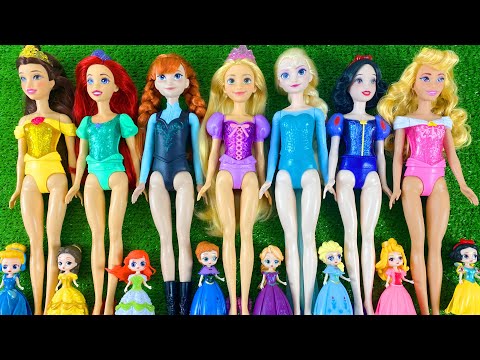 Cute Miniatures Disney Princess Frozen ELSA & Annall! elsa satisfying unboxing