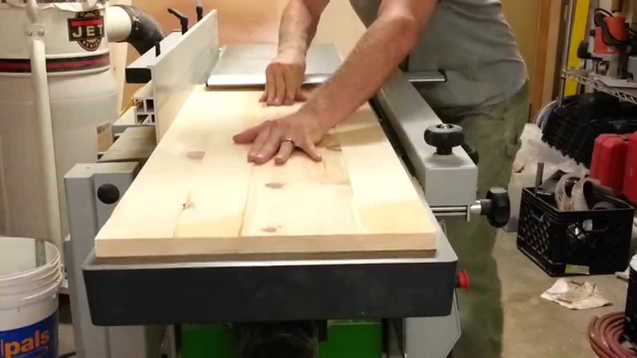 Jointer with 15" board - YouTube
