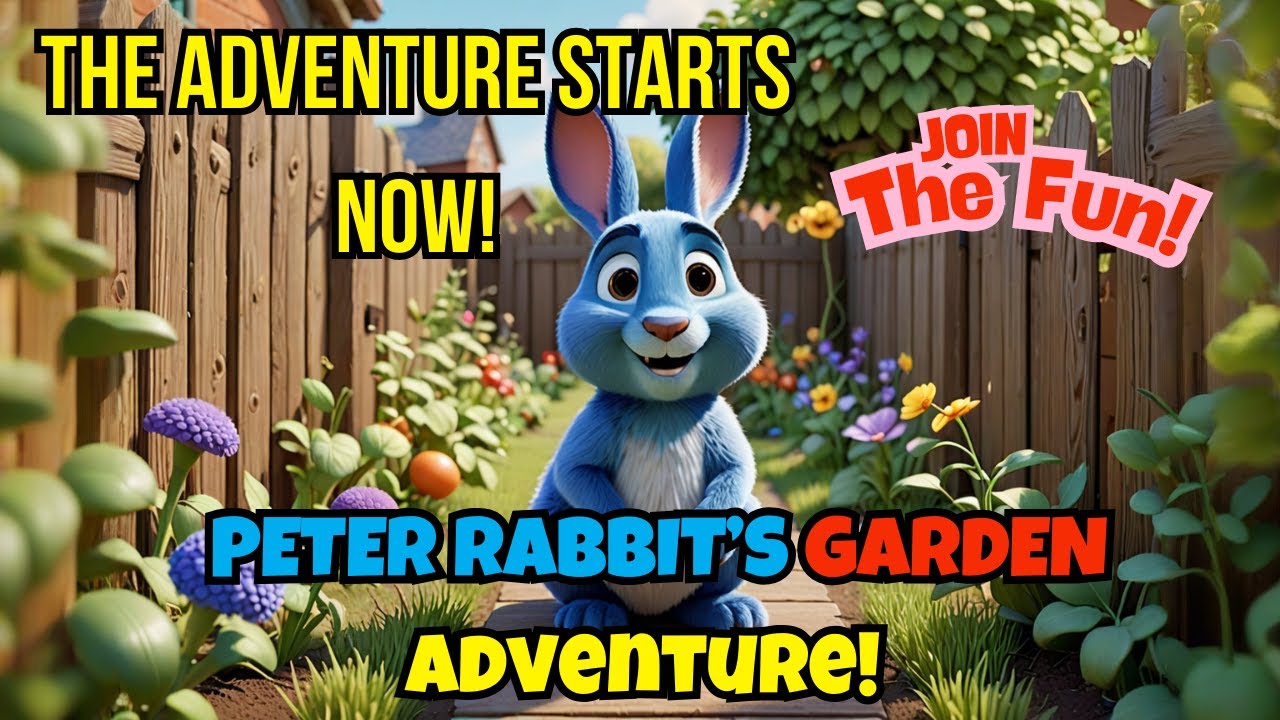 🌿🐰 Peter Rabbit’s Garden Adventure | Fun & Exciting Kids Story! 🎉🌼 ...