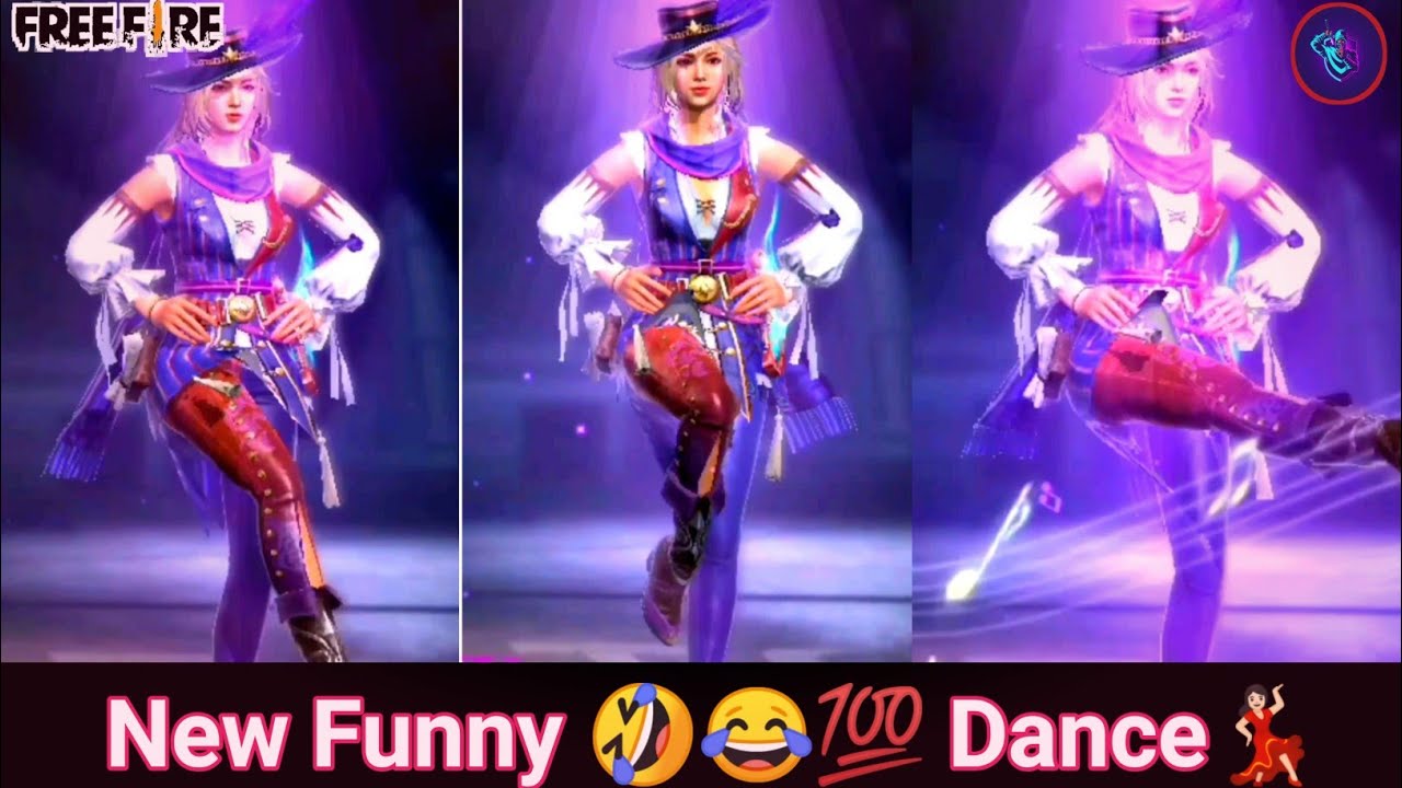 New 🤣😂😆 free fire dance 💃🏻💃🏻 || New diamond voucher fimale bundle dance ...