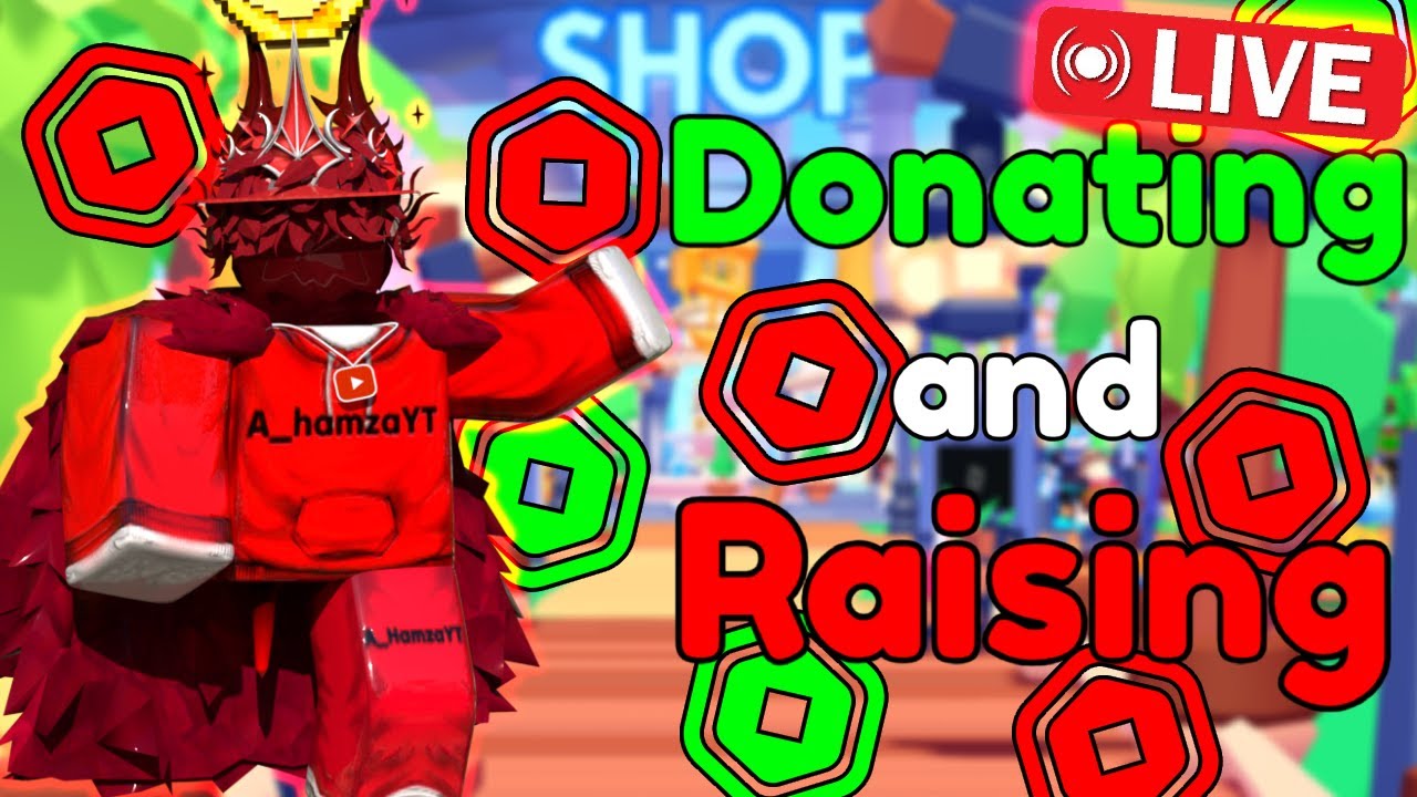 💰PLS DONATE LIVE | GIVING ROBUX SPINNER WHEEL TO VIEWERS! 🔴 - YouTube