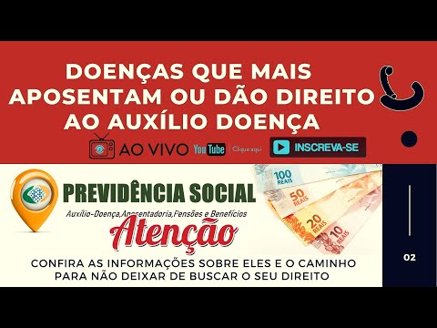 INSS ESSAS DOENÇAS SÃO AS QUE MAIS APOSENTAM POR INVALIDEZ SABIA  CONFIRA