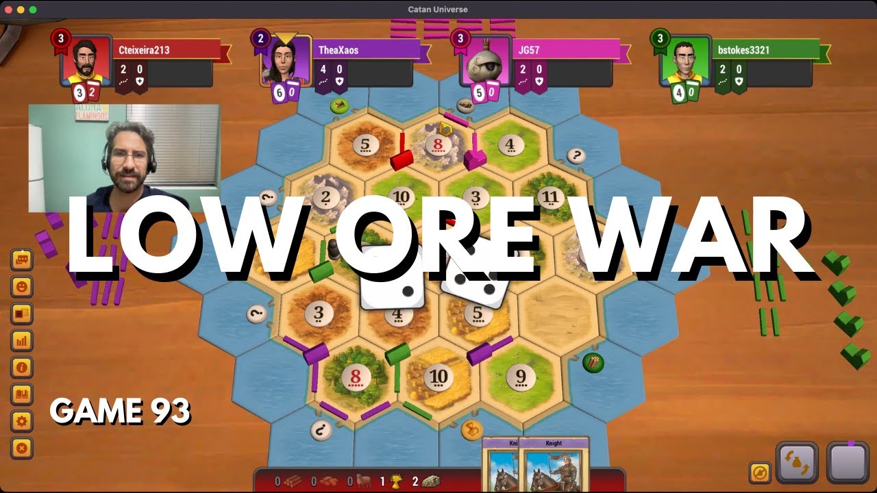 CATAN | Low Ore War | Game 93 - YouTube